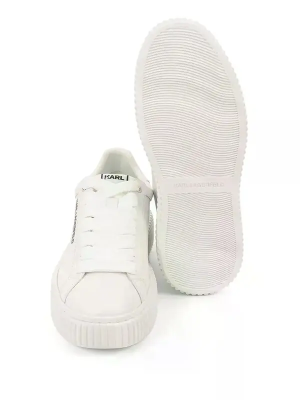 Karl Lagerfeld Logo Leather Sneakers