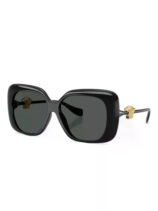 Versace Medusa Square-frame Sunglasses - Black