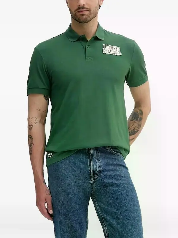 Lacoste Crocodile-patch Short-sleeved Polo Shirt