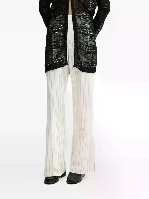 PEDRO DEL HIERRO Pinstripe Straight Leg Trousers