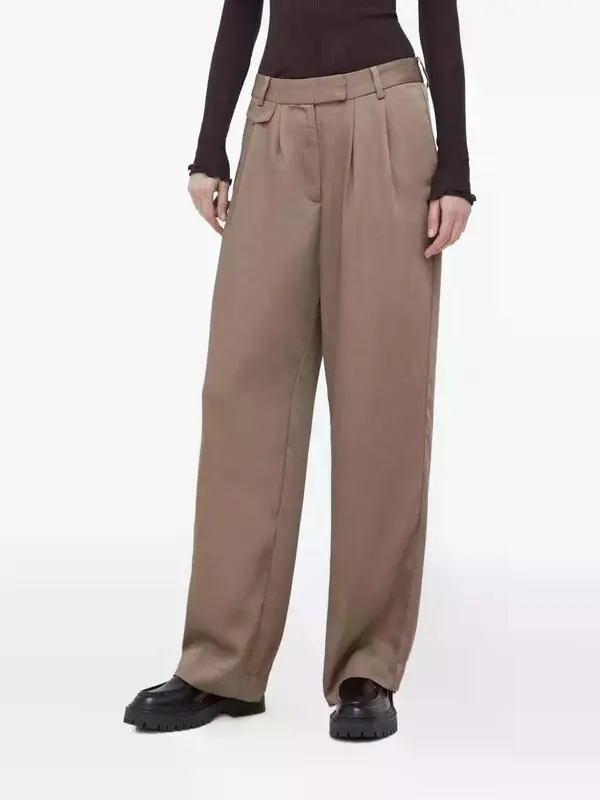 BRUUNS BAZAAR Pleated Wide-leg Trousers