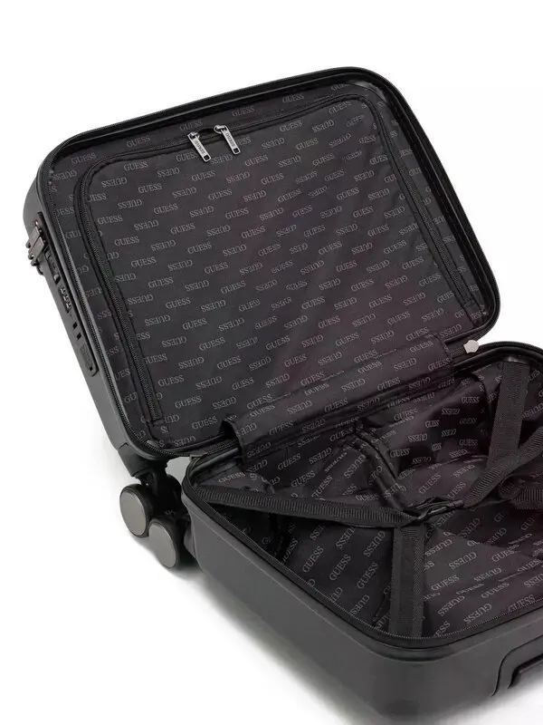 Guess Logo-plaque Wheeled Luggage