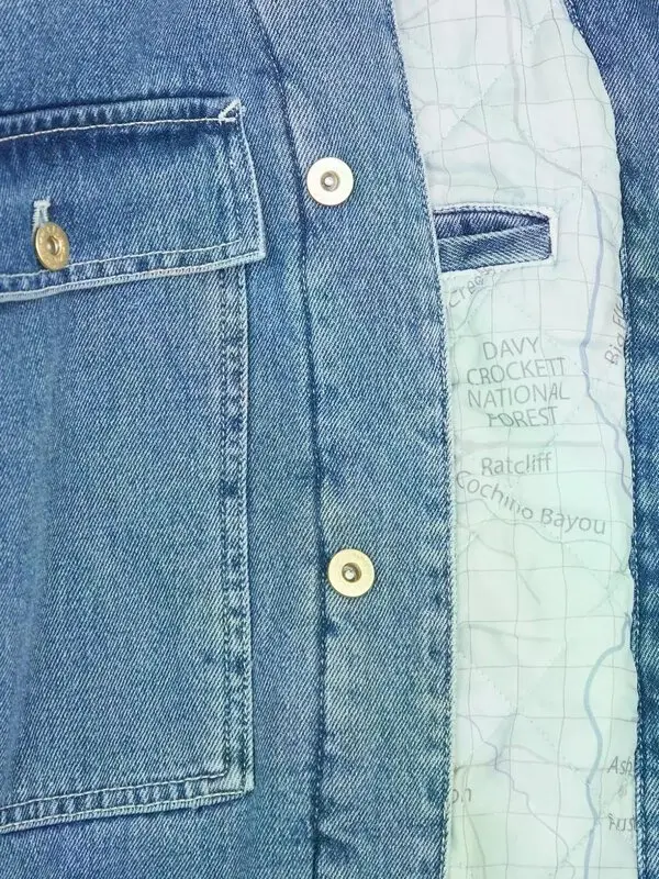 STAN RAY Flap-pocket Denim Jacket - Blue