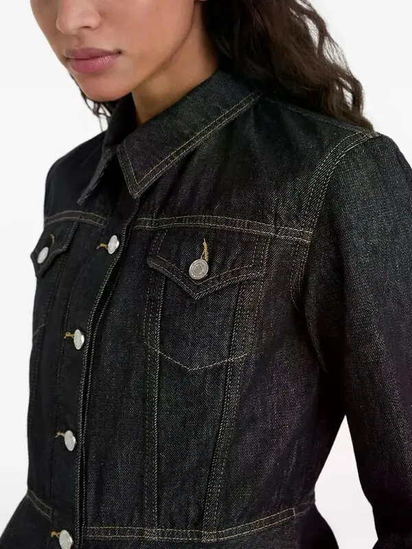 Karl Lagerfeld Peplum Denim Jacket