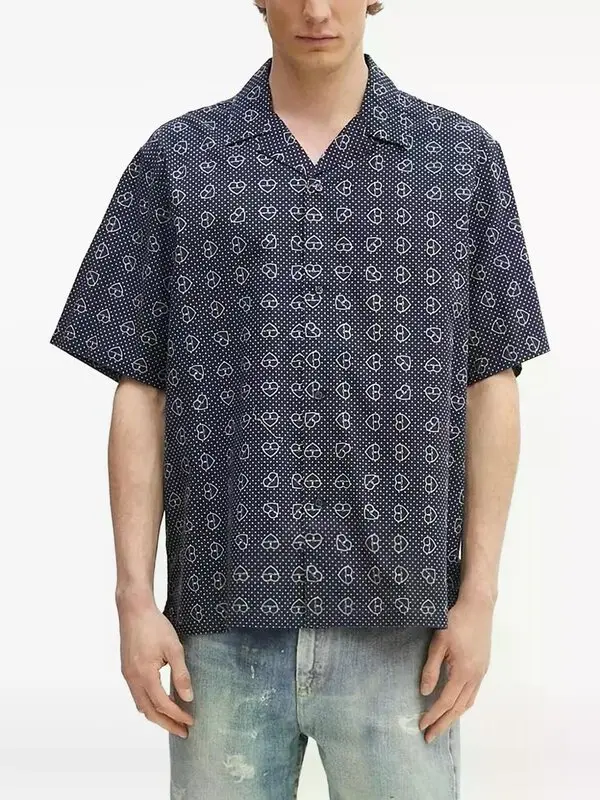 Carhartt Work In Progress Heart-motif Short-sleeve Shirt - Blue