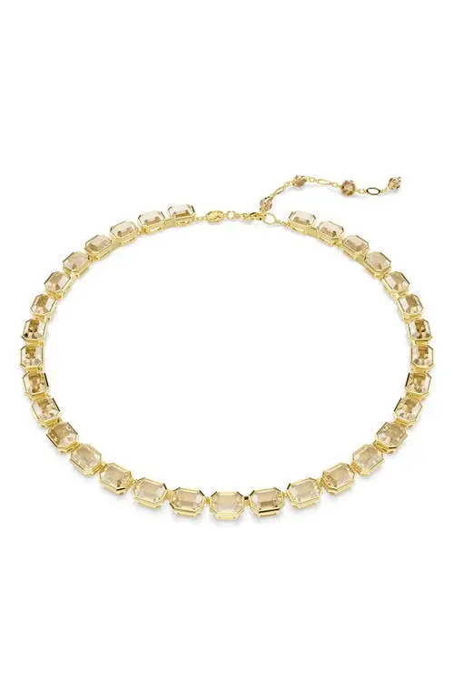 SWAROVSKI Millenia Crystal Collar Necklace - Gold/multi
