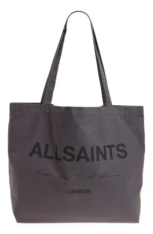 ALLSAINTS Cotton Canvas Tote - Sunil Blue