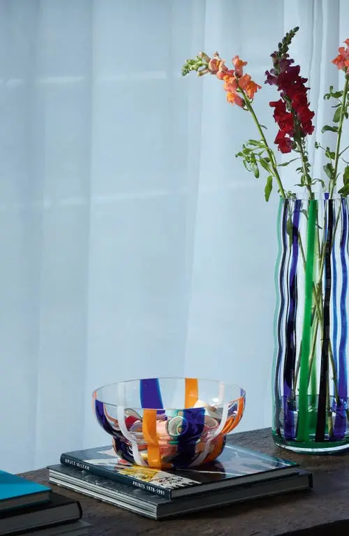 LSA Folk Glass Bowl