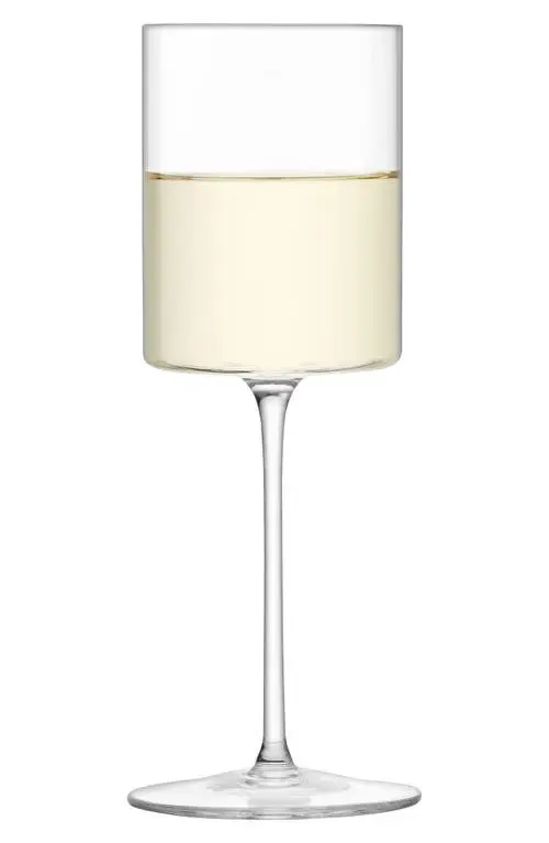 LSA Otis Set Of 2 White Wine Glasses