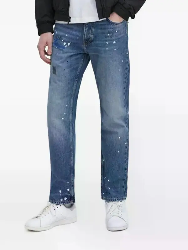 Hugo Boss Logo-patch Jeans - Blue
