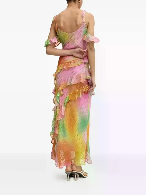 NEVER FULLY DRESSED Faro Sequin-embellished Dress