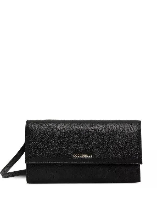 COCCINELLE Detachable-strap Leather Wallet - Black