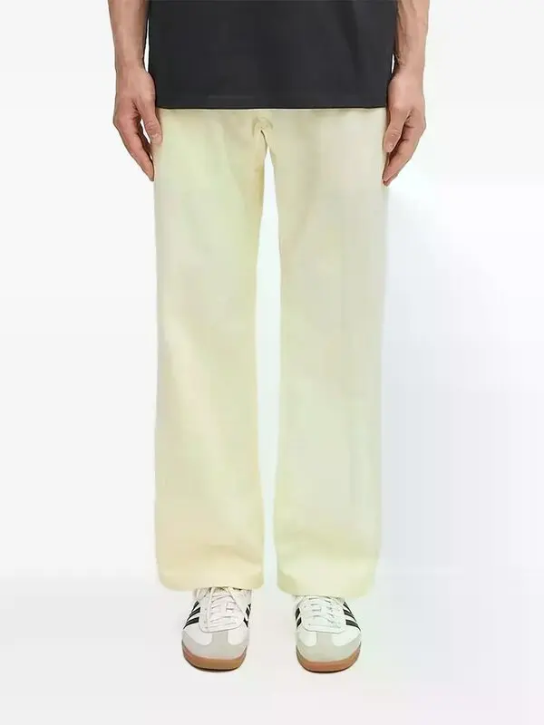 Gramicci Elasticated-waist Trousers With Belt - Yellow