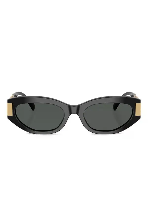 Versace Round Frame Sunglasses - Black