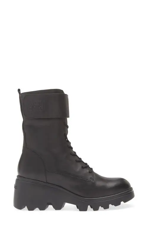 WONDERS Leather Combat Boots