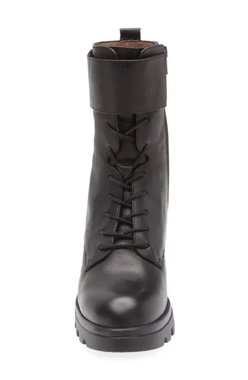 WONDERS Leather Combat Boots