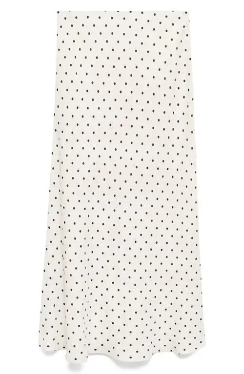 Mango Polka Dot Maxi Skirt
