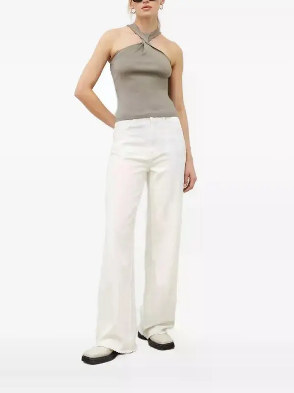 DRYKORN Twist-neck Ribbed Top