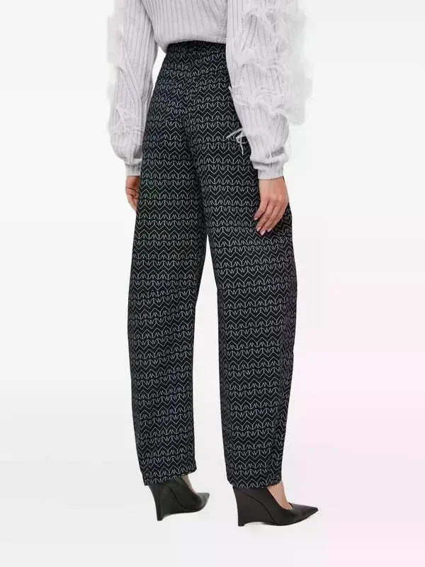Patrizia Pepe Geometric-print Trousers
