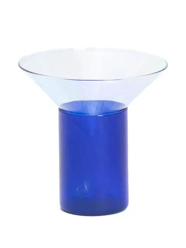 TRE PRODUCT Vovo Borosilicate Funnel-shaped Glass Bowls Set - Blue