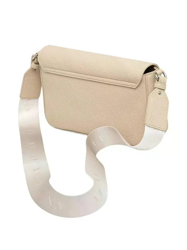 Armani Exchange Curved-flap Shoulder Bag - Neutrals