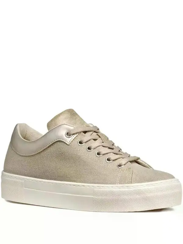 Geox Metallic-panel Platform Sneakers