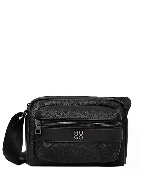 Hugo Zip-fastening Shoulder Bag - Black