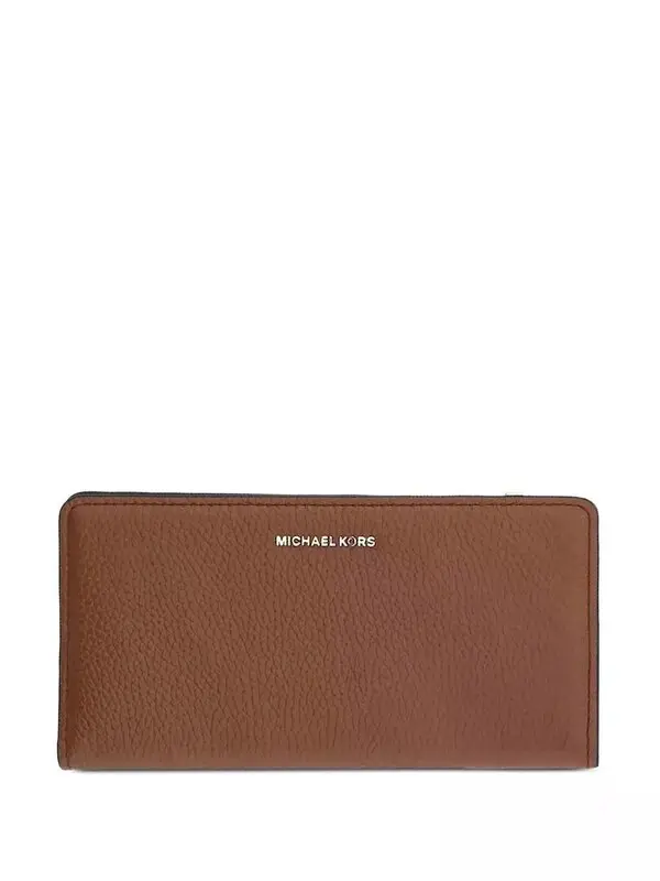 Michael Kors Logo-detail Leather Wallet - Brown
