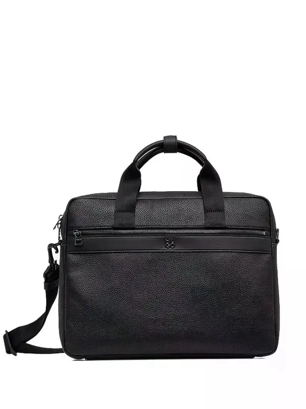 Hugo Logo-plaque Laptop Bag - Black