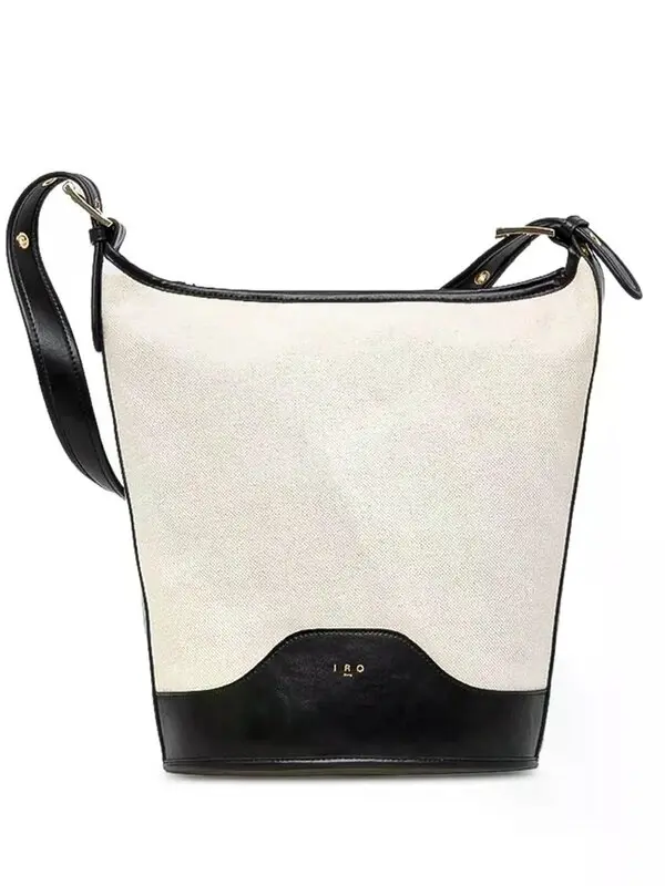 IRO PARIS Leather-trimmed Tote Bag