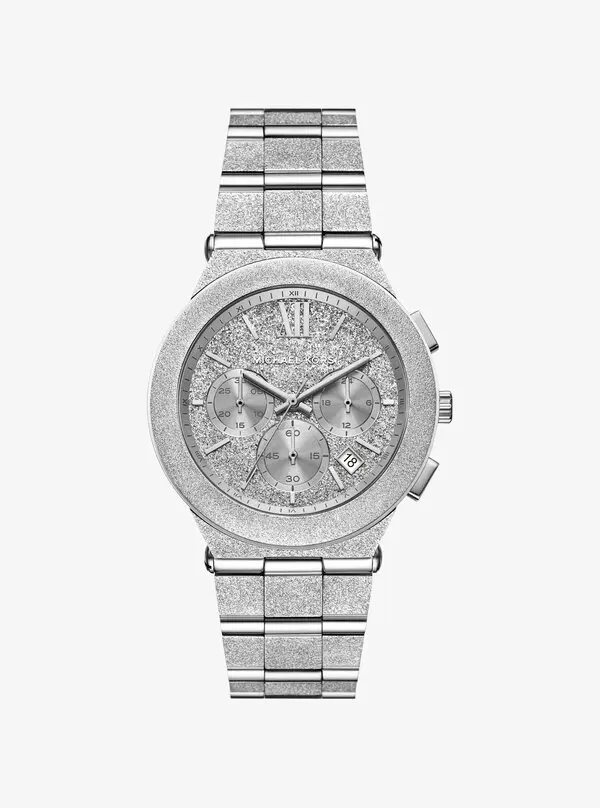 Michael Kors Oversized Billie Frosted Watch - Silver