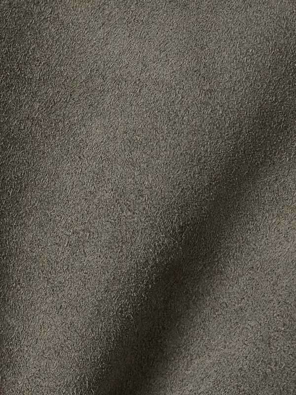 Stouls Jp Twenty Cropped Suede Flared Leggings - Gray