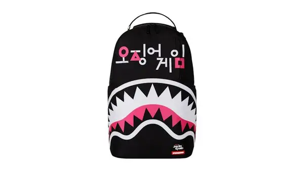 SPRAYGROUND Squid Game Collab Logo Lockup Backpack - Multicolor