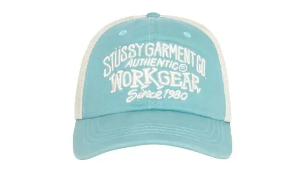 StÜssy Low Profile Workgear Strapback - Teal
