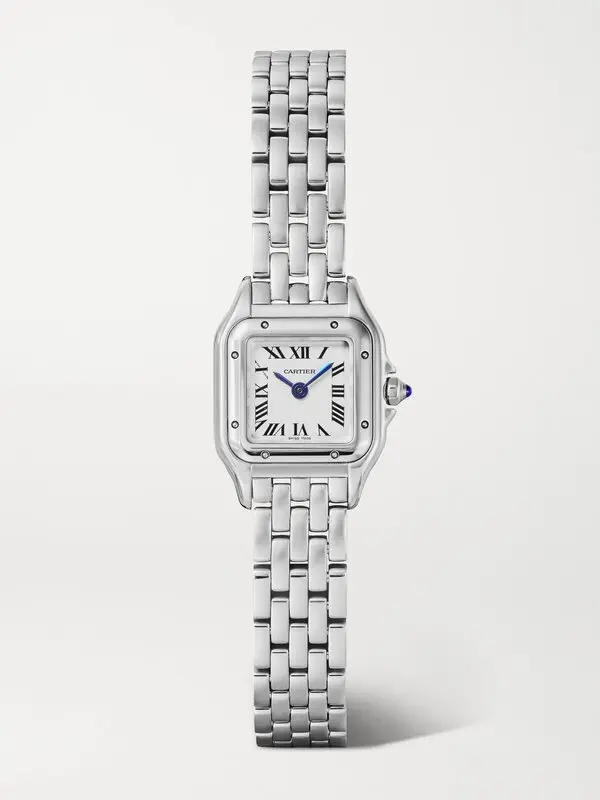 Cartier Panthère De Mini 25mm Stainless Steel Watch - Gray