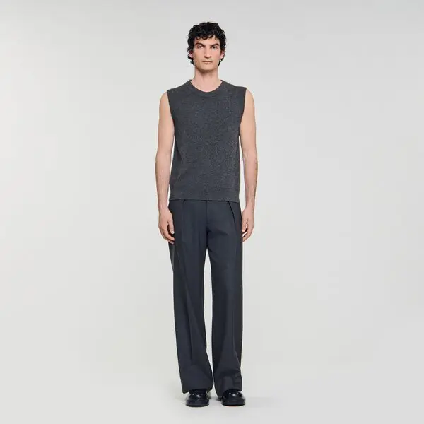 Sandro Cashmere Sweater Vest
