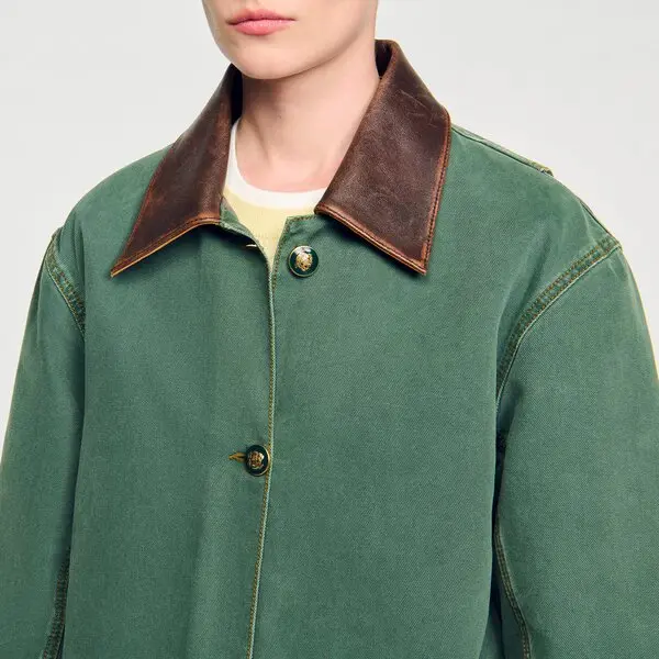 Sandro Quilted Workwear Jacket