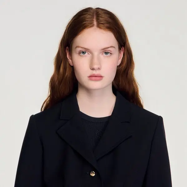 Sandro Belted Tailored Jacket