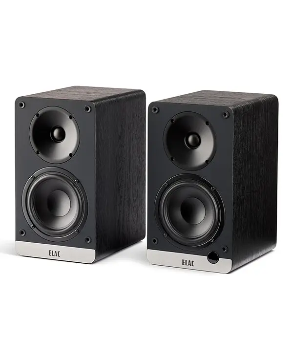 ELAC Dcb41 4.5 Inch Powered Bookshelf Speaker Pair - Black