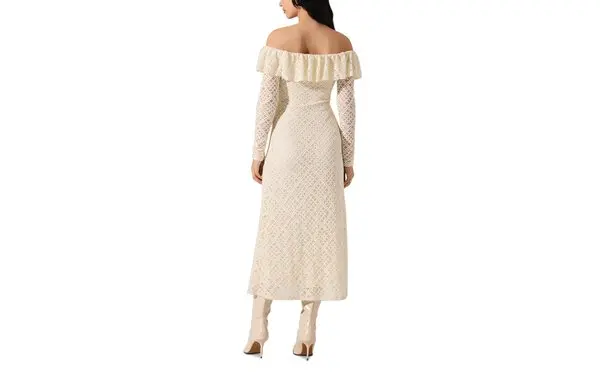 Astr The Label Dorian Dress - Cream