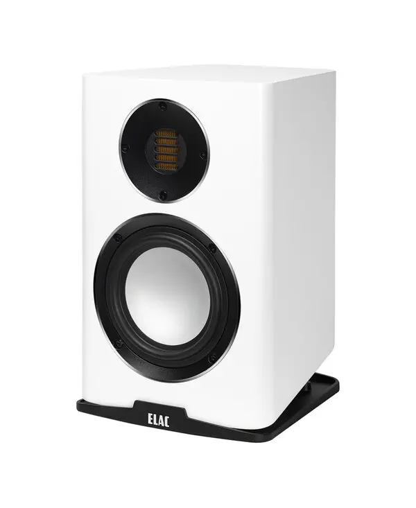 ELAC Bs243.4-sb 5.25" Bookshelf Speakers - Satin White
