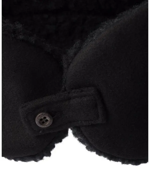 Prada Cashmere Virgin Wool Trapper Hat