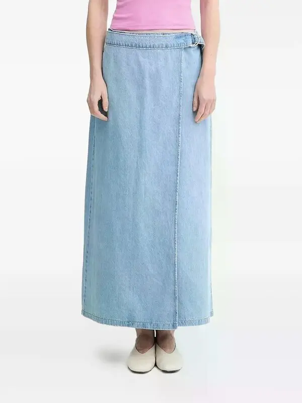 LEVI'S Belted Wrap Maxi Skirt