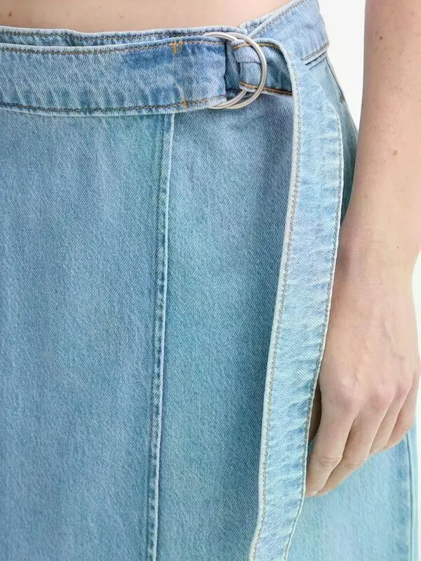 LEVI'S Belted Wrap Maxi Skirt