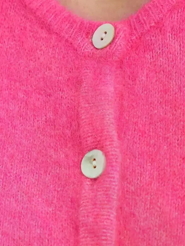 American Vintage Button-front Cropped Cardigan