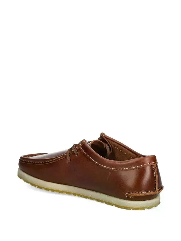 Clarks Leather Lace-up Loafers