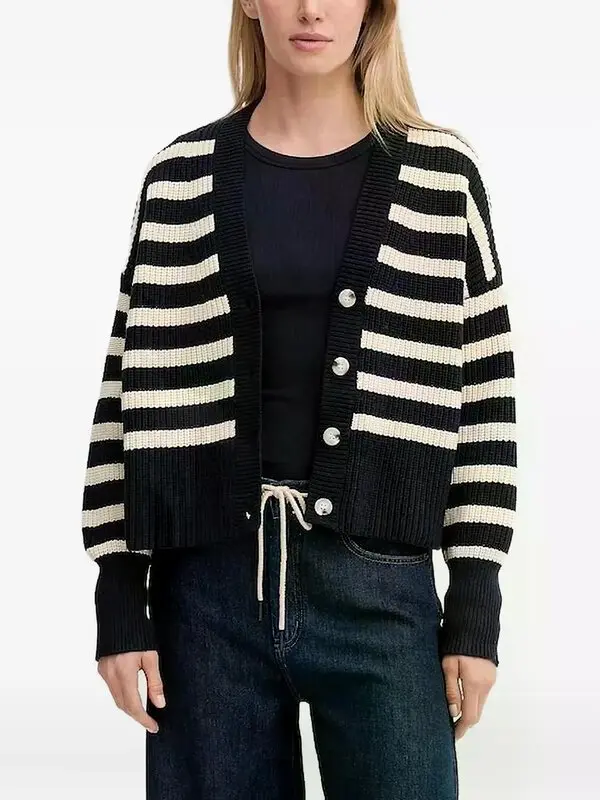 Munthe Striped Button-down Cardigan