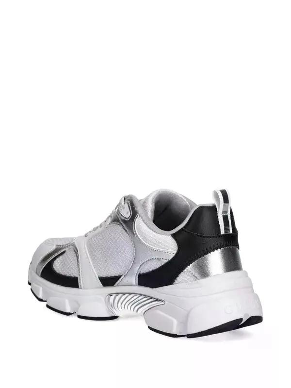 Guess Metallic Panelled Mesh Sneakers