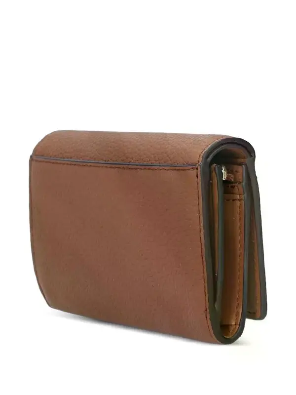Michael Kors Embossed Leather Wallet - Brown