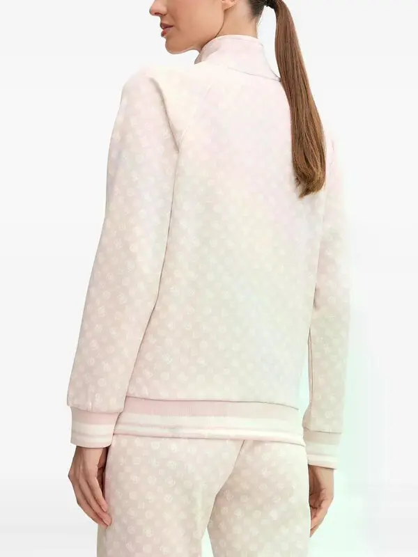 Guess Logo-print Zip-up Top
